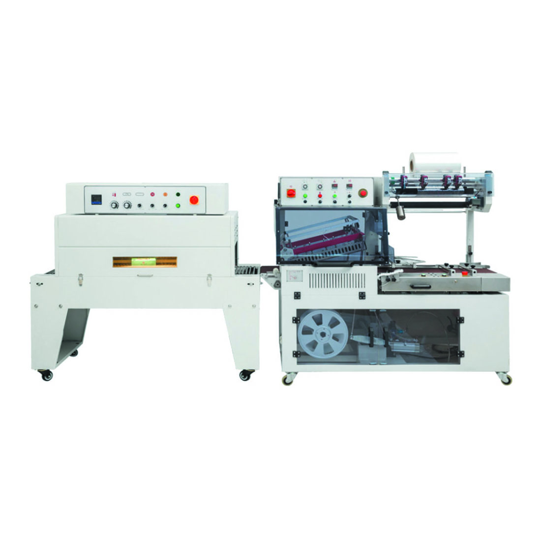 Automatic L-type Sealing and Shrinking Packaging Machine | Smart F01+SmartSS01 - Top Packaging ...