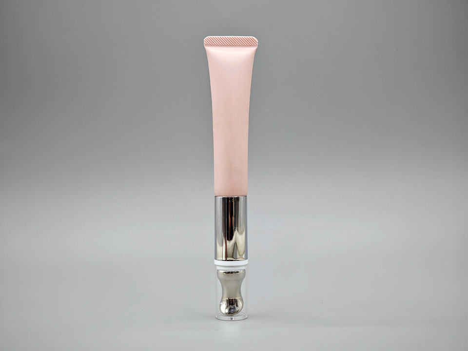 Eye Cream Tube with Massage Motor Head Matte Pink PE D16mm 15g | SampoX