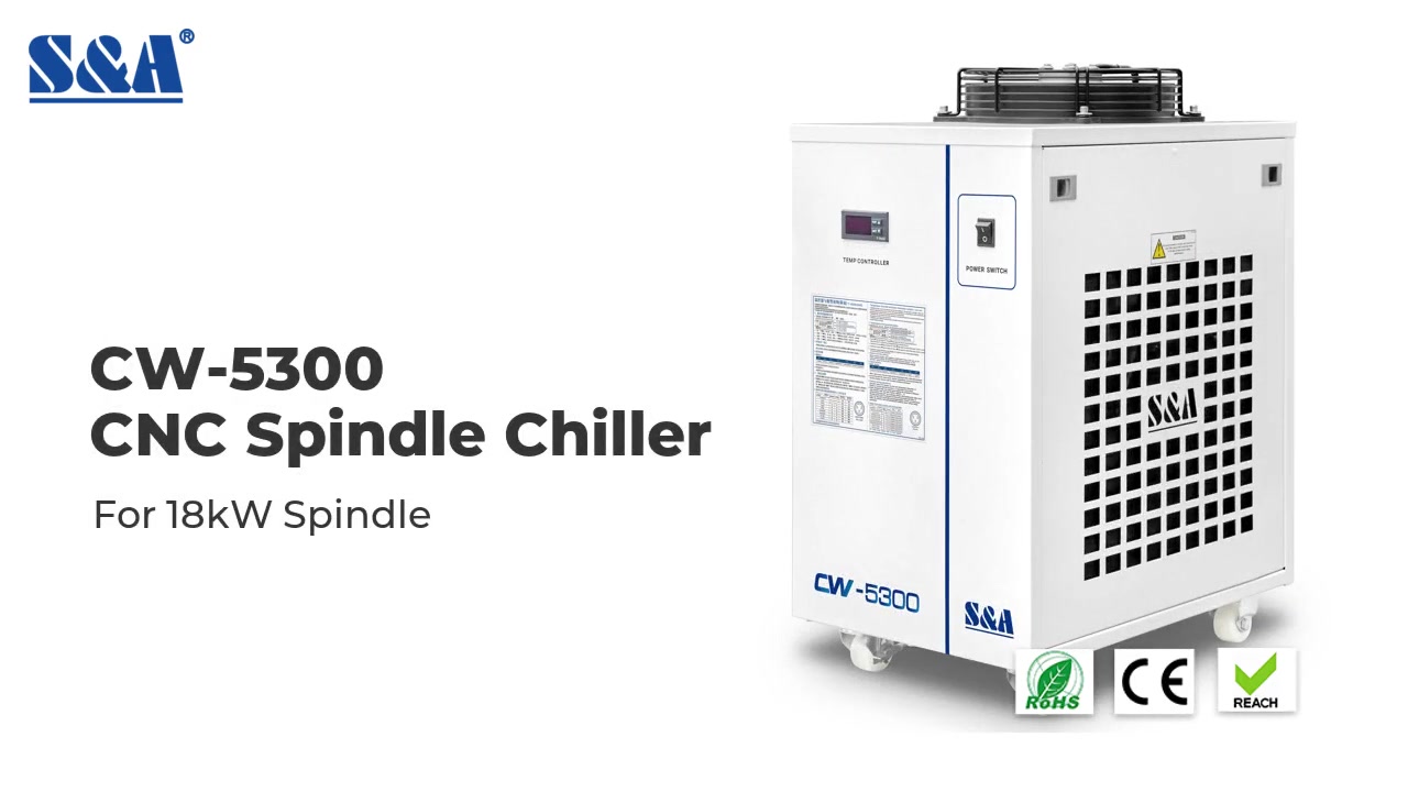 Spindle Chiller Unit CW-5300 for 18kW Spindle Manufacturer