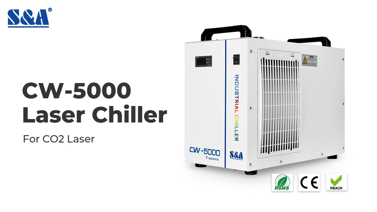 Industrial Chiller CW-5000 for CO2 Glass Laser Tube Supplier
