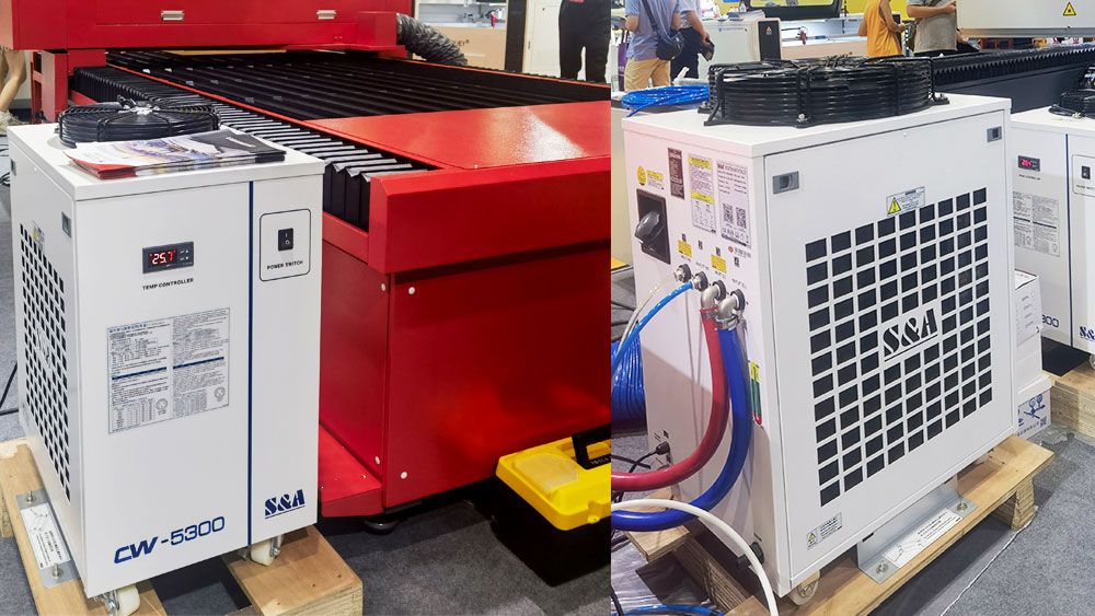 TEYU S&he CW-5300 CO2 Laser Chiller no CO2 Laser Cutting Machine | TEYU ...