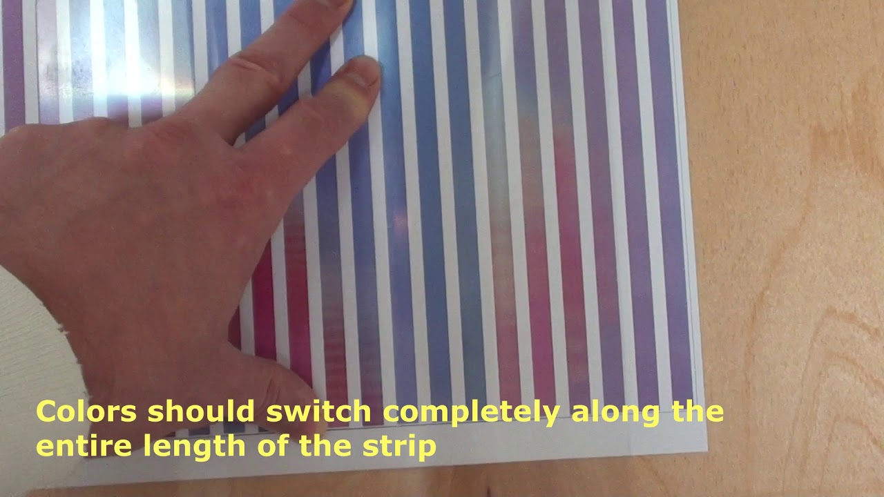 How to Perform a Lenticular Pitch Test Step by Step