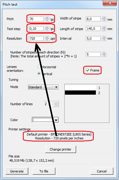 How to Perform a Lenticular Pitch Test Step by Step