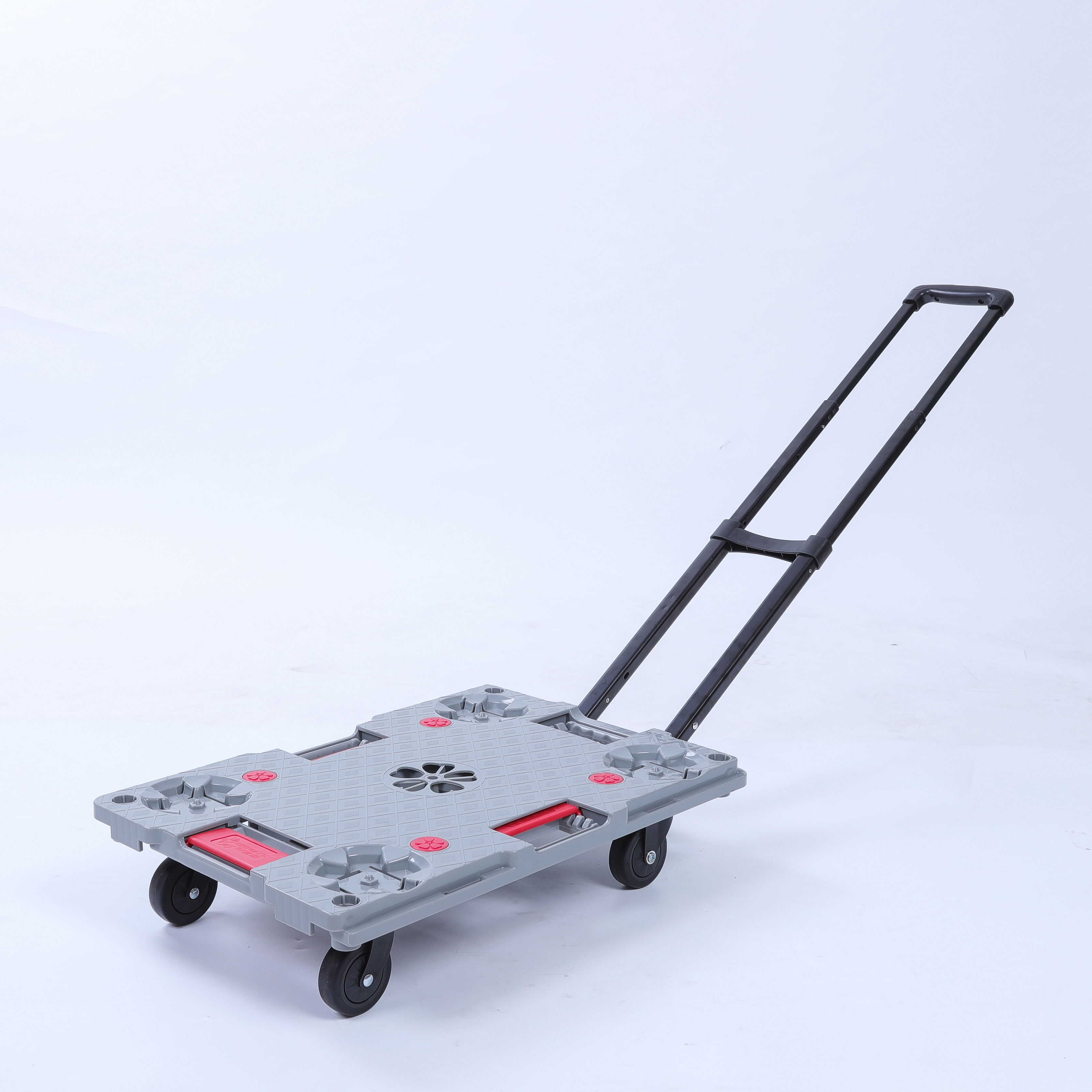 Pull Handle Plastic Platform Interlocking Dolly-Dajin Caster