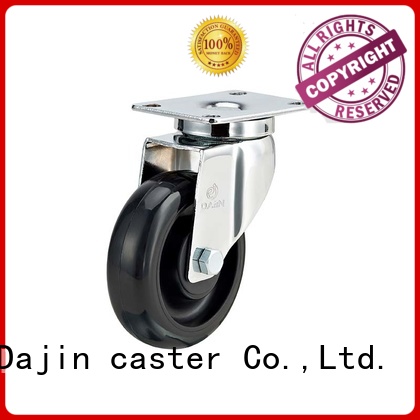 Pu Esd Wheels Caster Caster Trolleys | Dajin Caster