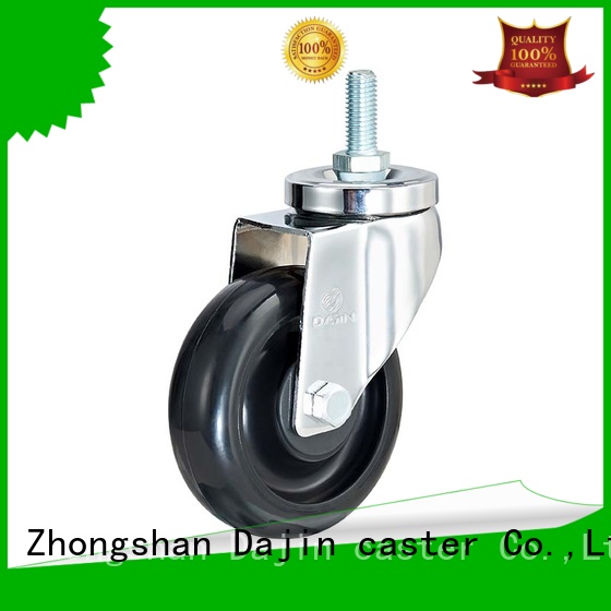 Black Esd Casters Anti-static Plate Trolleys | Dajin Caster