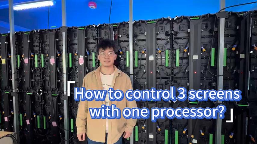How to display 3 different images on one screen? How to control 3 ...