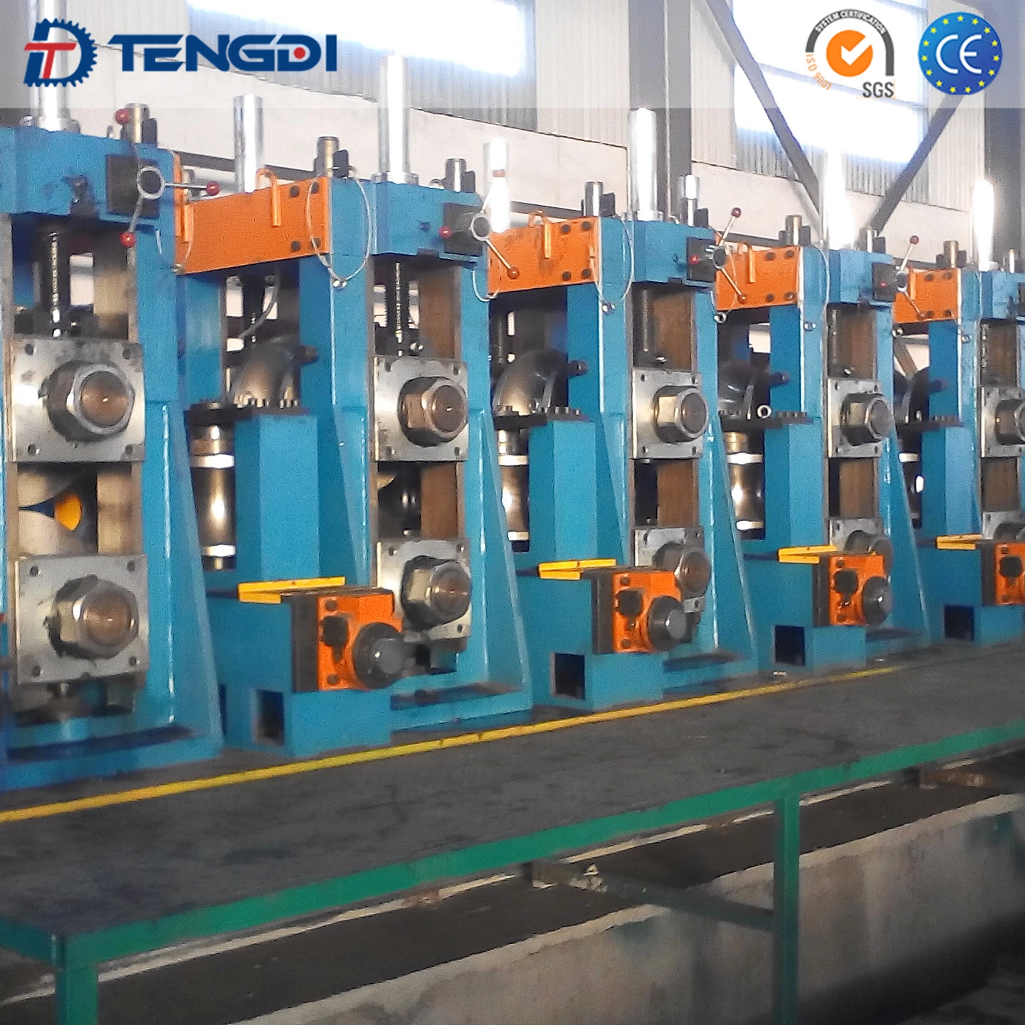 HG219 High Frequency Welding ERW Steel Tube Mill / Erw Tube Mill | TENGDI