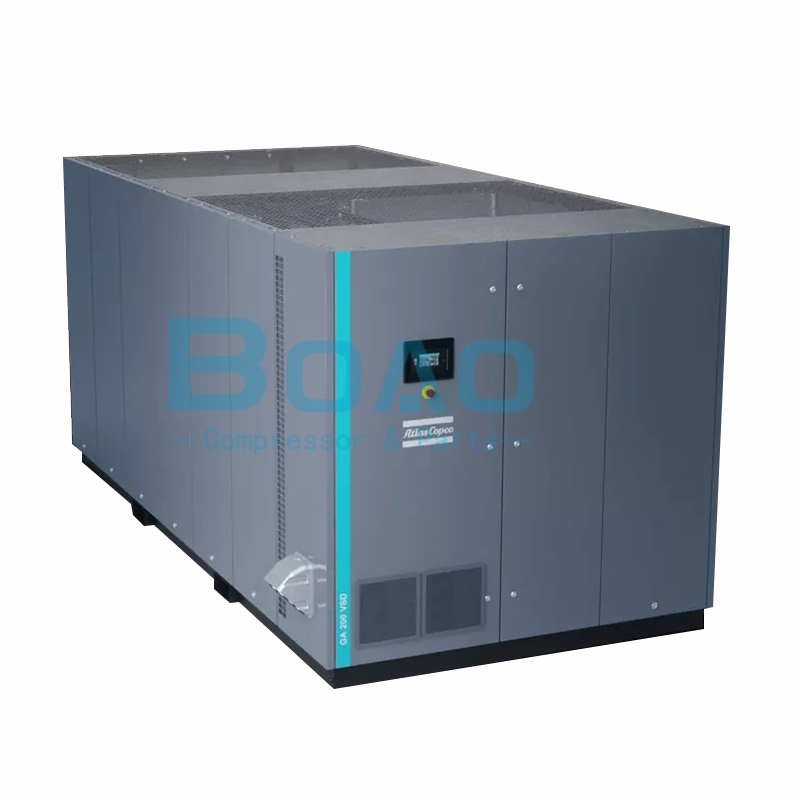 Compresor de aire de tornillo lubricado con aceite Atlas Copco GA160 ...