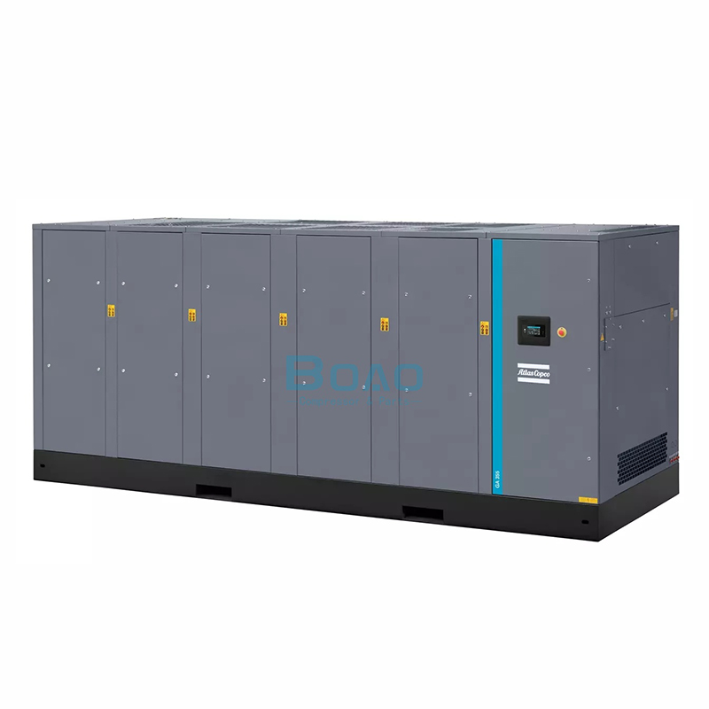 Atlas Copco Air Cooled Pack Oil Injected Screw Compressor GA 355 GA400 ...