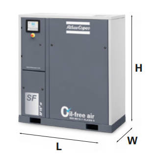 Atlas Copco Oil-free Scroll Compressor SF8+ SF11+ SF15+ SF22+ FF TM | BOAO