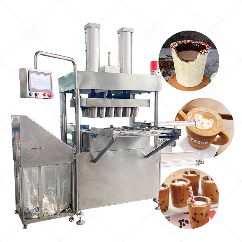 Food Grade Hygienic Edible Cup Making Machine For Dessert Containers ...