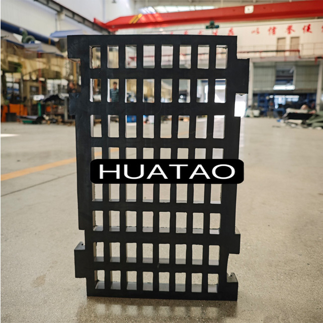 Mining Rubber Screen Panel 305×610mm 90 Shore Hardness Steel Core Iron ...