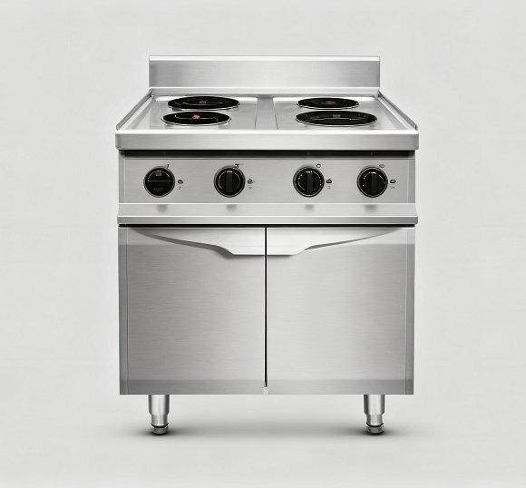 Kaesid 2, 4, 6 Burner Commercial Electric Freestanding Range with Oven ...
