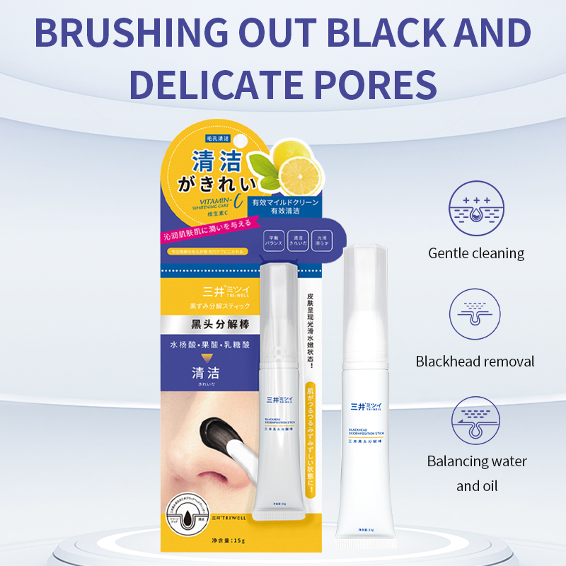 Triple-Acid Blackhead Dissolving Stick: Painless Removal, Pore-Perfect ...