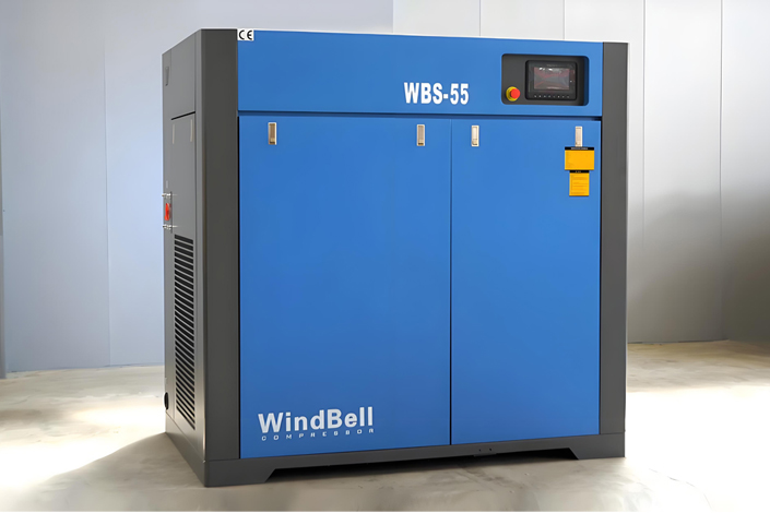 55kW Screw Compressor WBS SERIES Turbo Cooled Energy Saving Touch ...