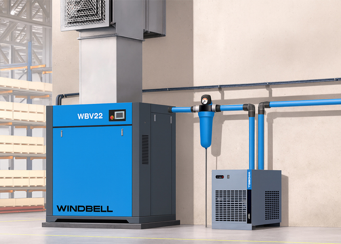 Windbell 150 CFM Rotary Screw Compressor | Windbell Compressor