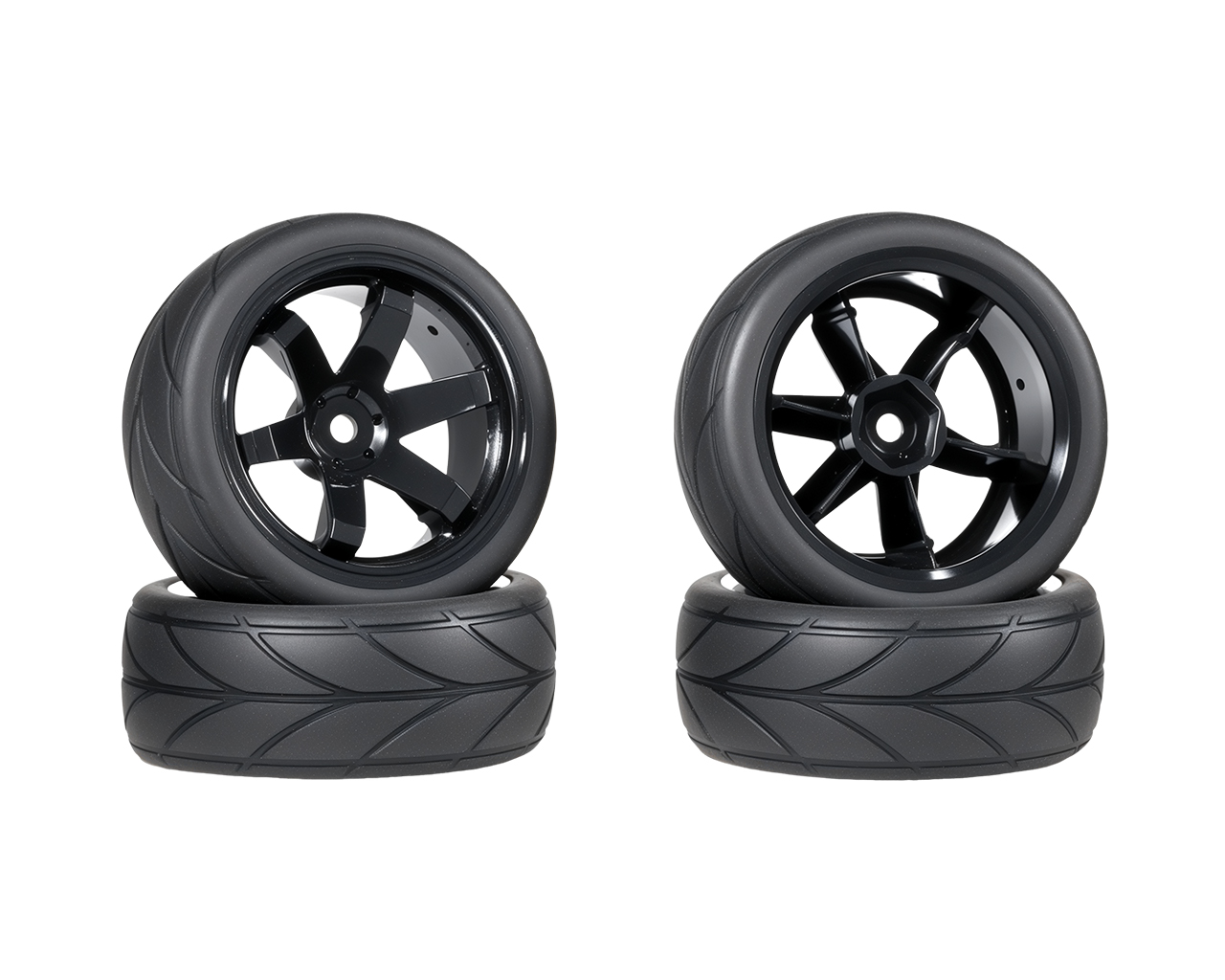 RC Tire 12 mm Hex Hub Caucho para una escala 1/10 RC Touring en ...