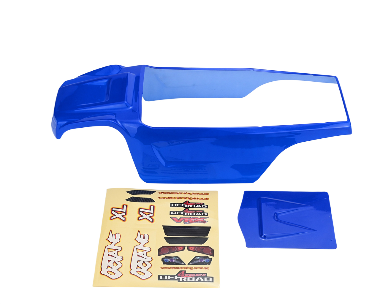 VRX PVC RC CARRITO DE CARRO DE CAR PARA 1/10 CAR RC CAR # R0226BL ...