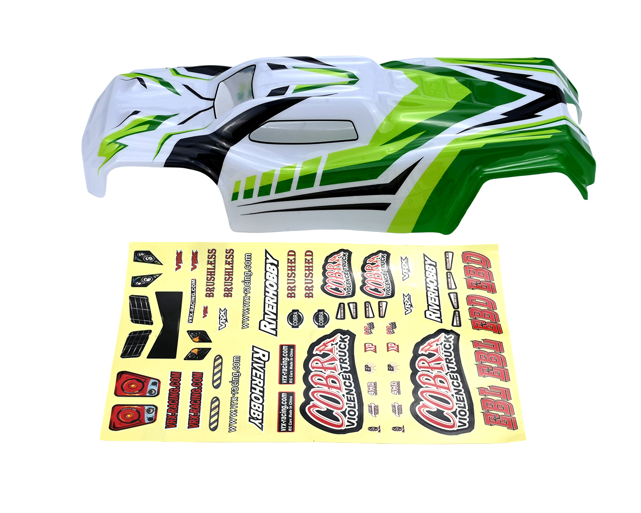 VRX PVC RC CAR CORTOCH Shell pour 1/8 échelle RC Truggy # R0337 - Prix ...