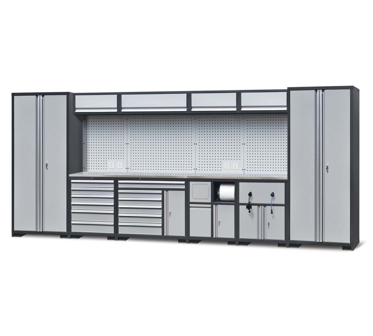 Garage Workstation 14 Piece Cabinet Set-2 | ROCKBEN