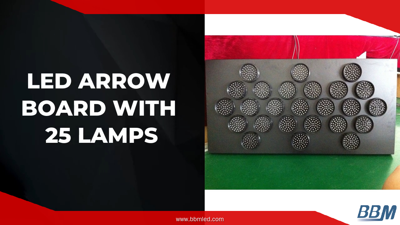 LED Arrow Board Lights - Weatherproof, Flexible Programs, Easy Installation