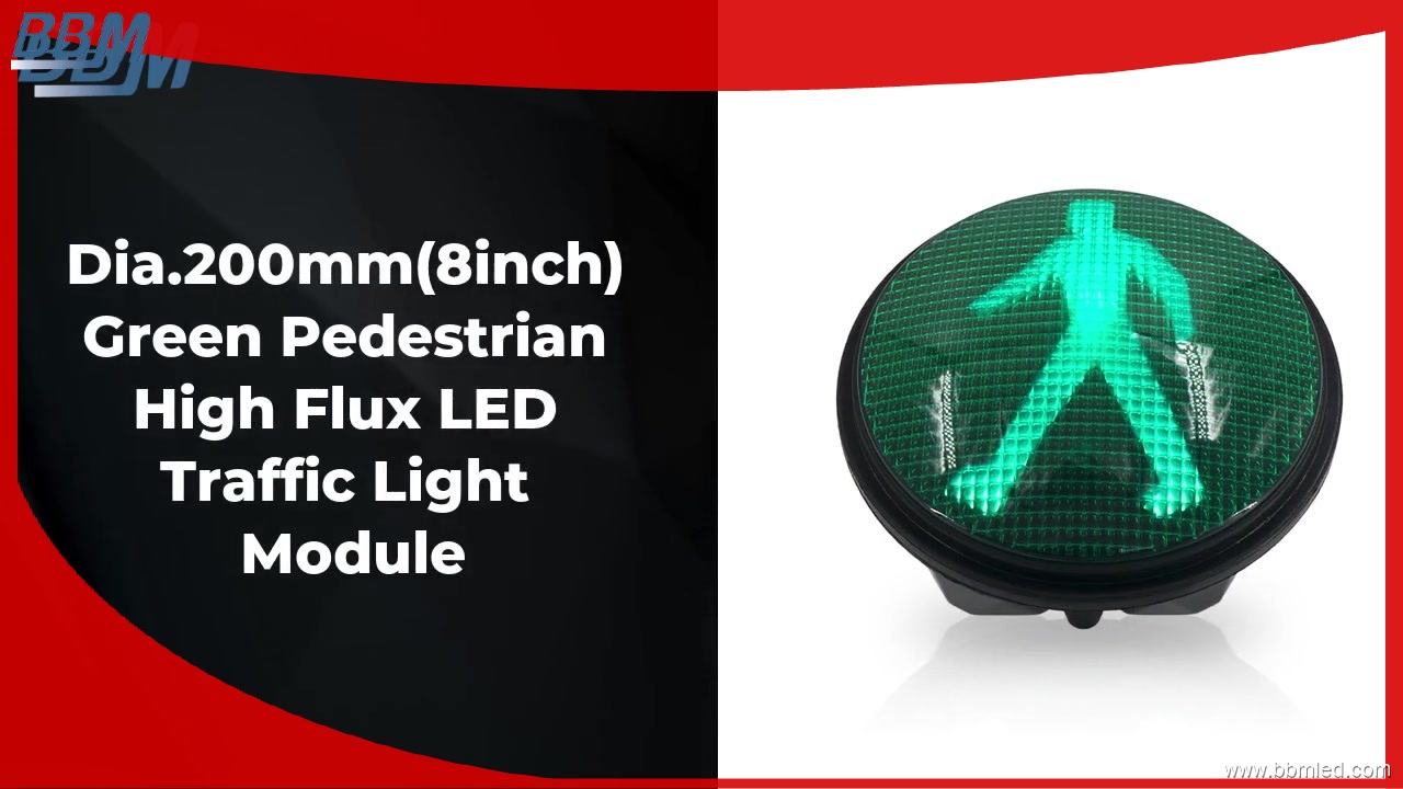 Module de feux de circulation à LED verts pour piétons - Flux élevé ...