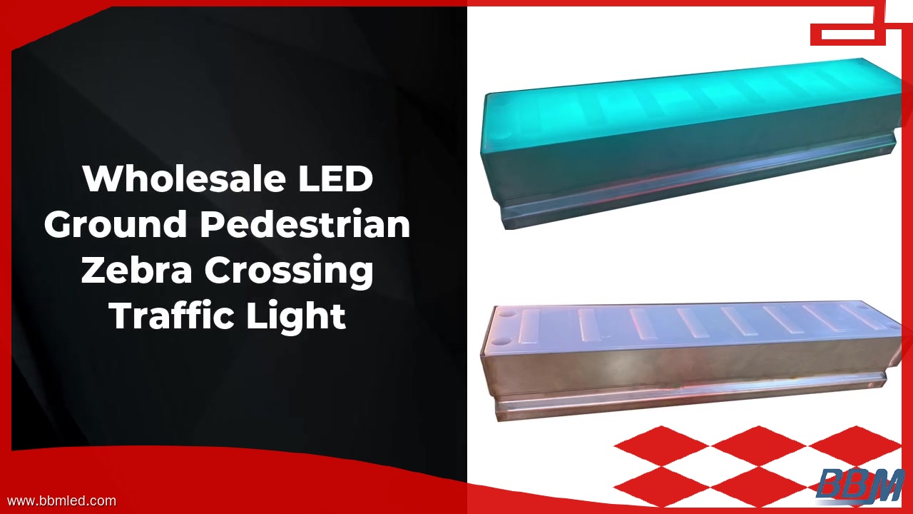 LED Ground Pedestrian Zebra Crossing Traffic Light