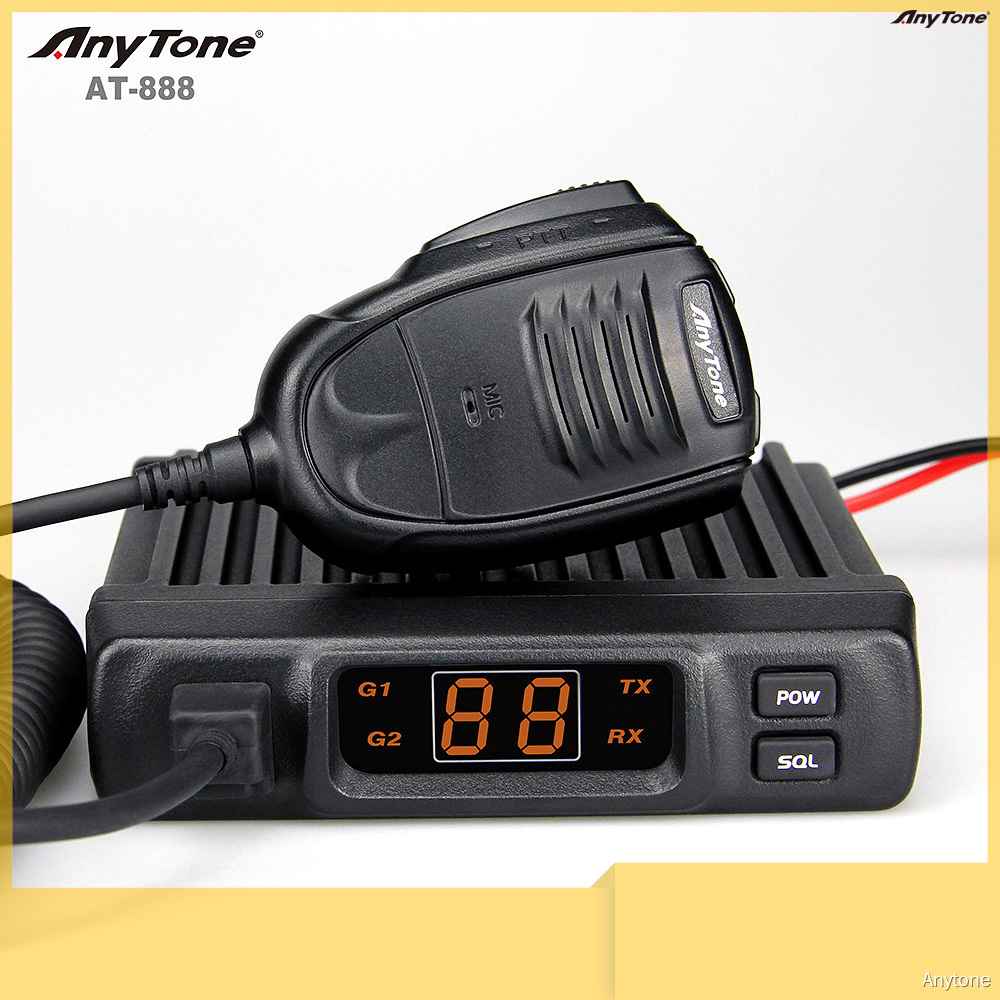 Anytone AT-888 Long Range Mini Car Mobile Radio - Best DMR Mobile Radio