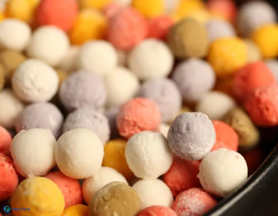 Máquina automática para incrustar y formar perlas de tapioca: alto ...