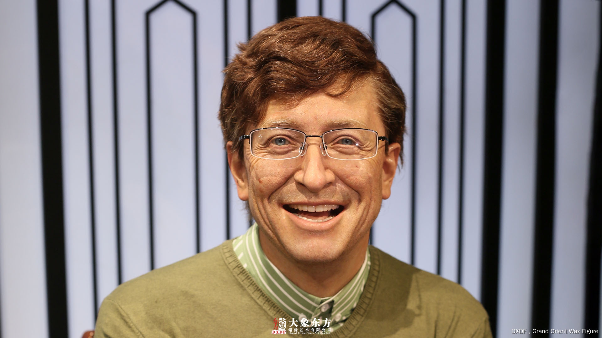 Lifelike Bill Gates Wax Figure: Platinum Silicone, Super Similarity ...
