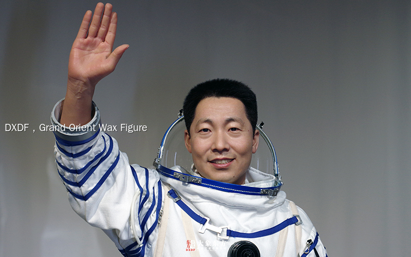Custom Wax Statue: Lifelike Chinese Astronaut Yang Liwei Sculpture