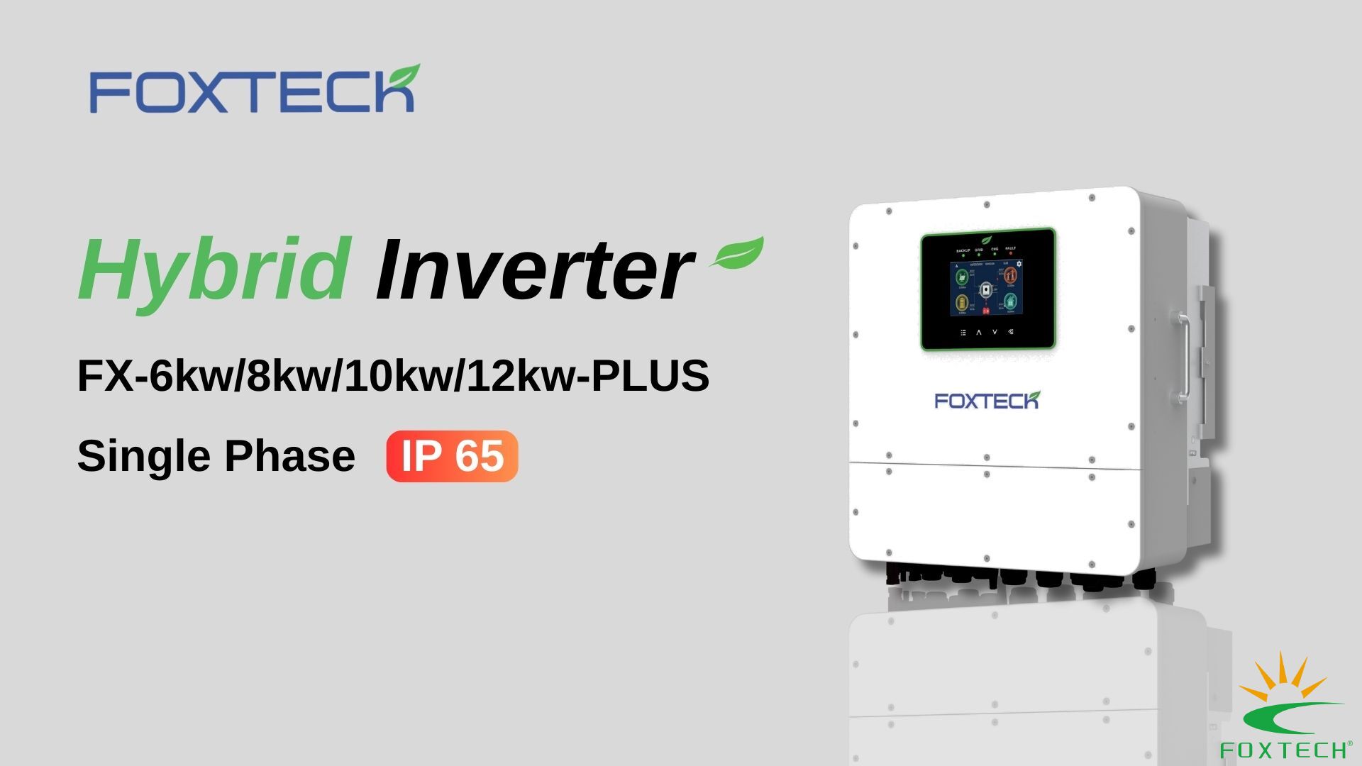 Foxtech Hybrid Solar Inverter - Best Solar Inverter Brands