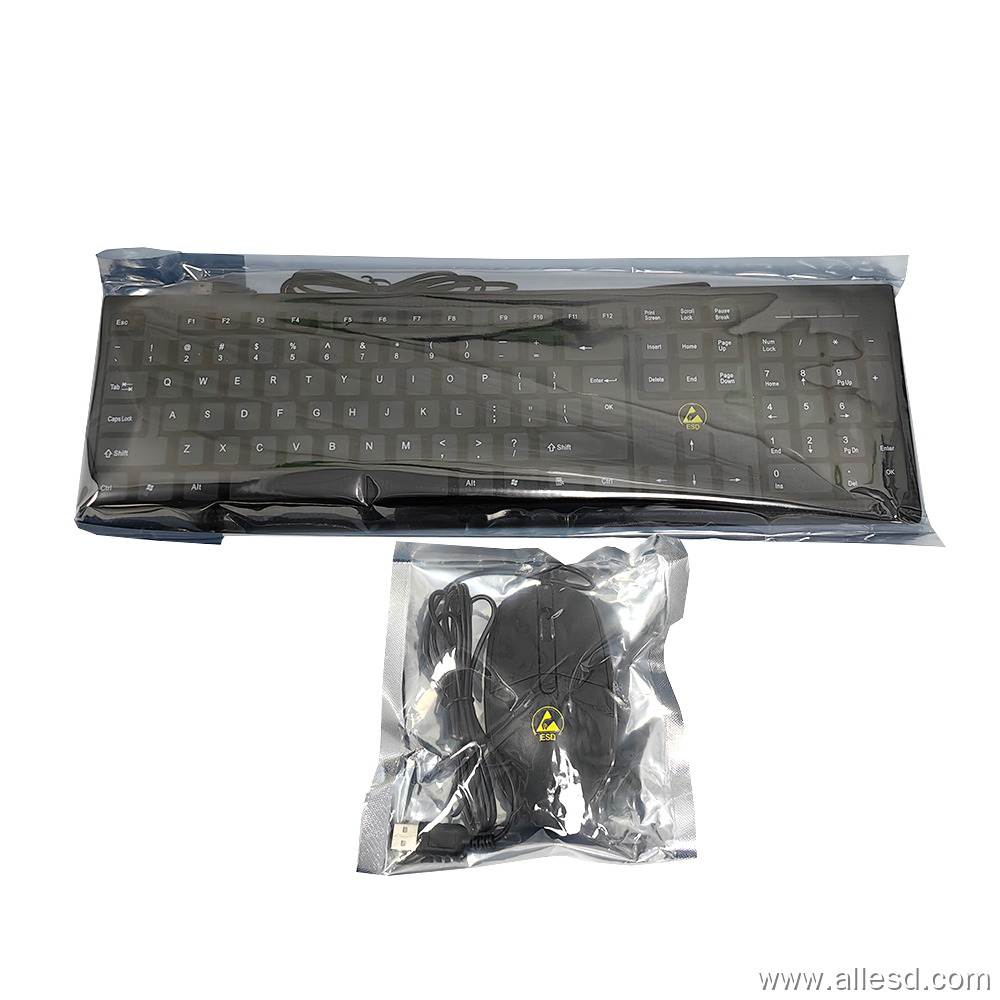 ALLESD ESD Anti-static Keyboard Mouse Set Cleanroom Wired Mouse ...