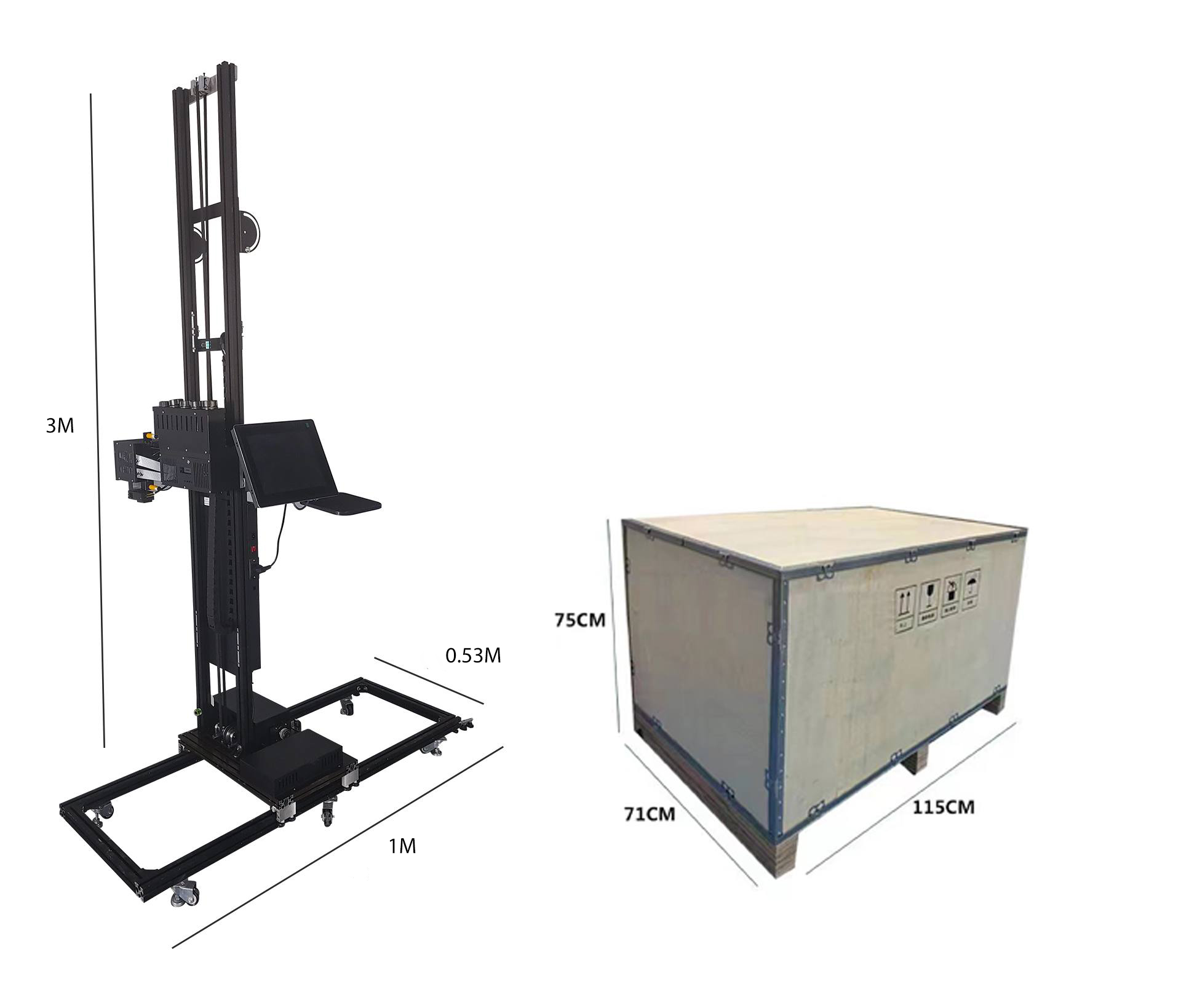 Vertical Wall Printer: Wall Art Printer | 3D Wall Printing Machine | Faith