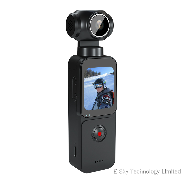 Portable Pocket Camera with 5K Video Gimbal Stabilization WlFl Face ...