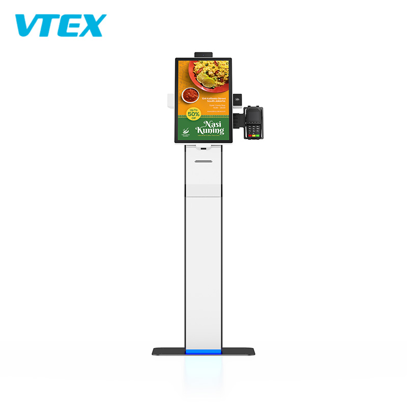 15.6 21.5 23.8 Inch POS System Advertising Display Payment Kiosk Wall ...