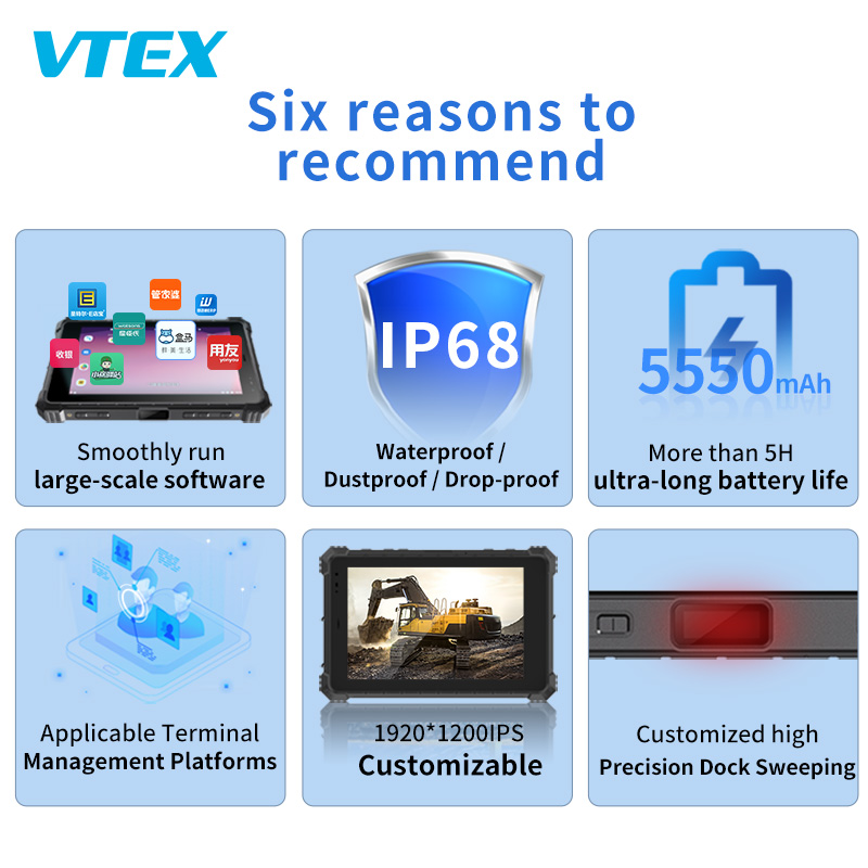 10.1 inch Explosion Proof Rugged Tablet IP68 MIL-STD-810G Core i5 ...