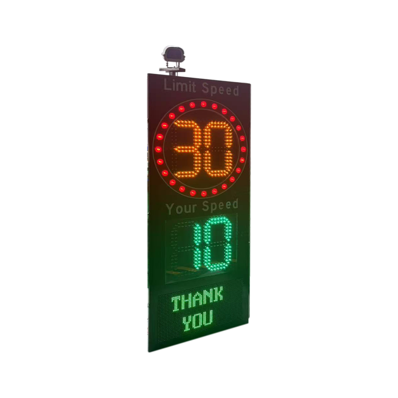 Integrated Solar Radar Speed Sign（1.5×0.6m） | BBM Traffic Light