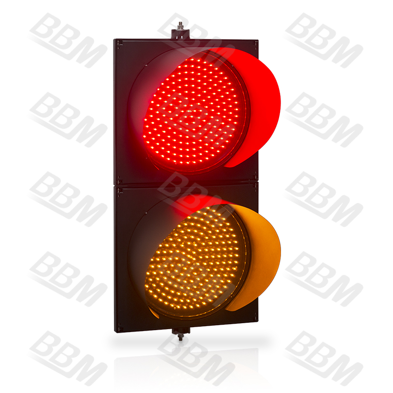 Dia.400mm Red Yellow Ball LED Traffic Light with Clear Lens | BBM ...