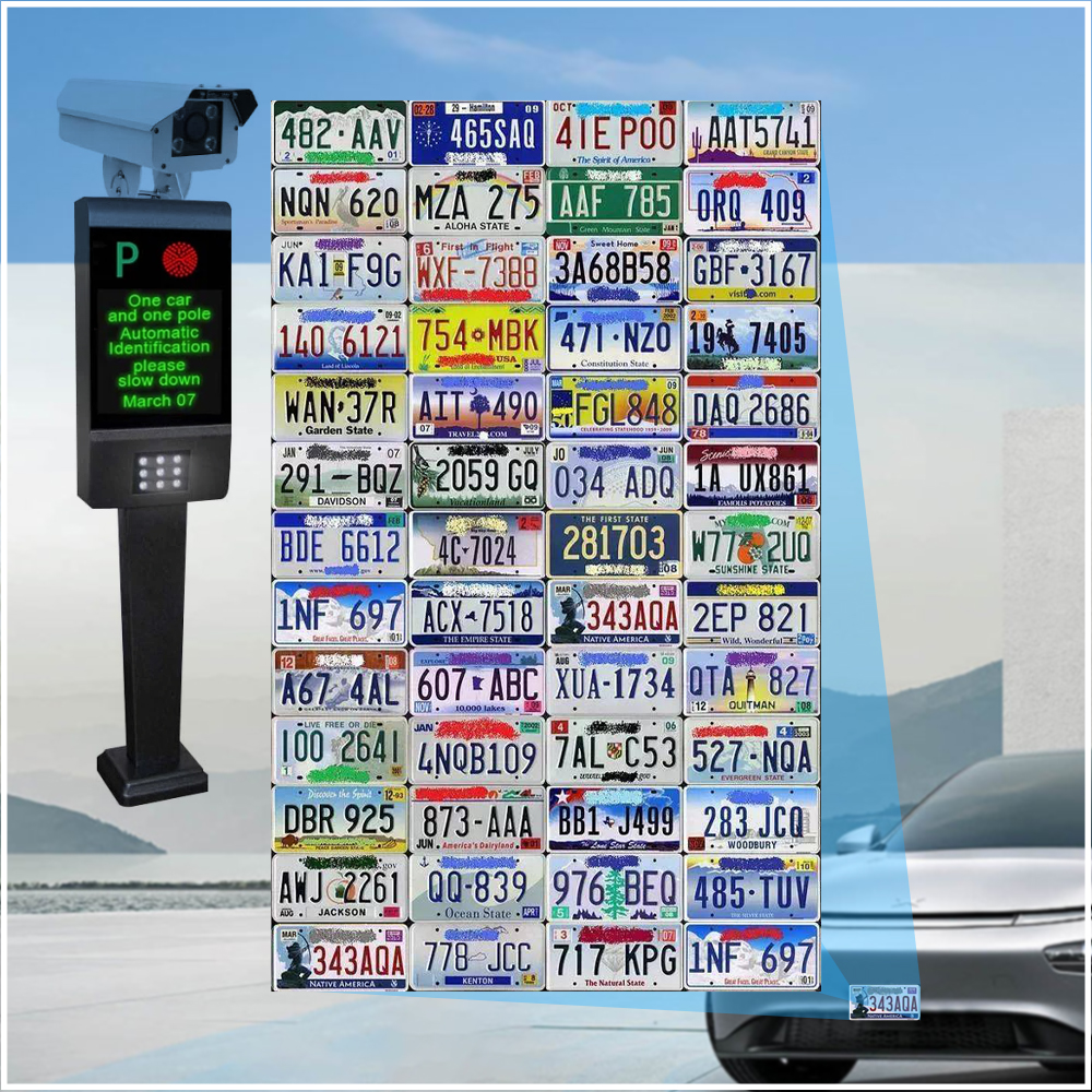 5MP License Plate Recognition ANPR LPR Capture IP Camera Reader System ...