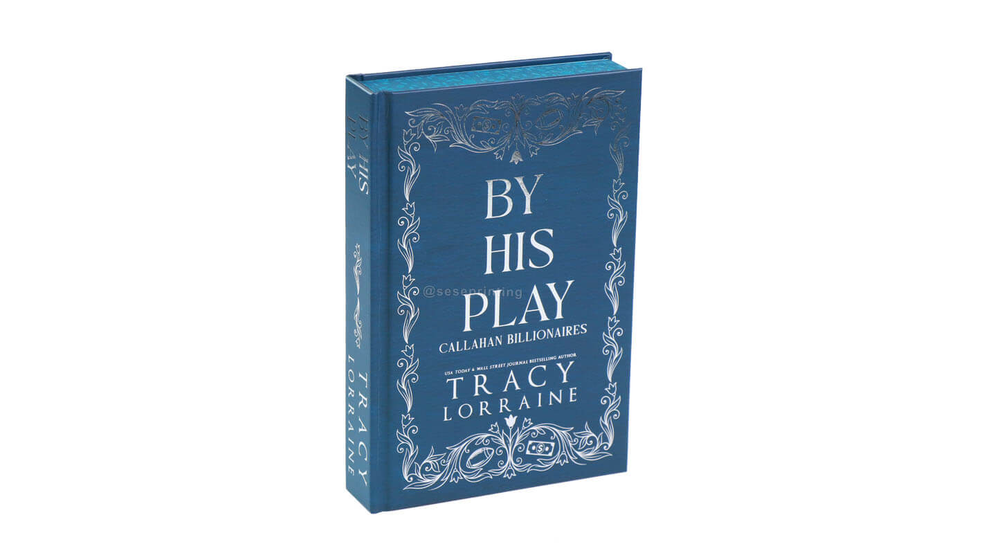 Creating Colored Paper Hardcover Book with Foiling Cover, Sprayed Edges ...