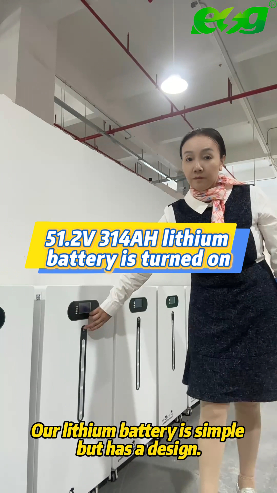 Ang 16kWh lithium na baterya mula sa Guangzhou ESG New Energy ...