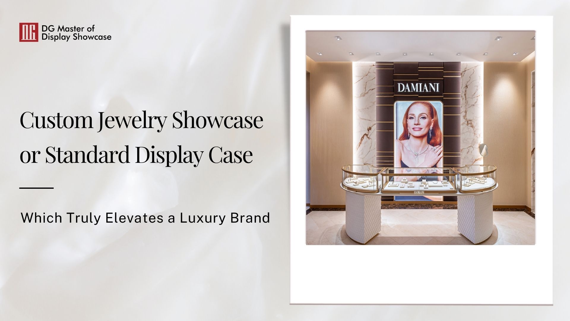 Custom Jewelry Showcase or Standard Display Case: Which Truly Elevates ...