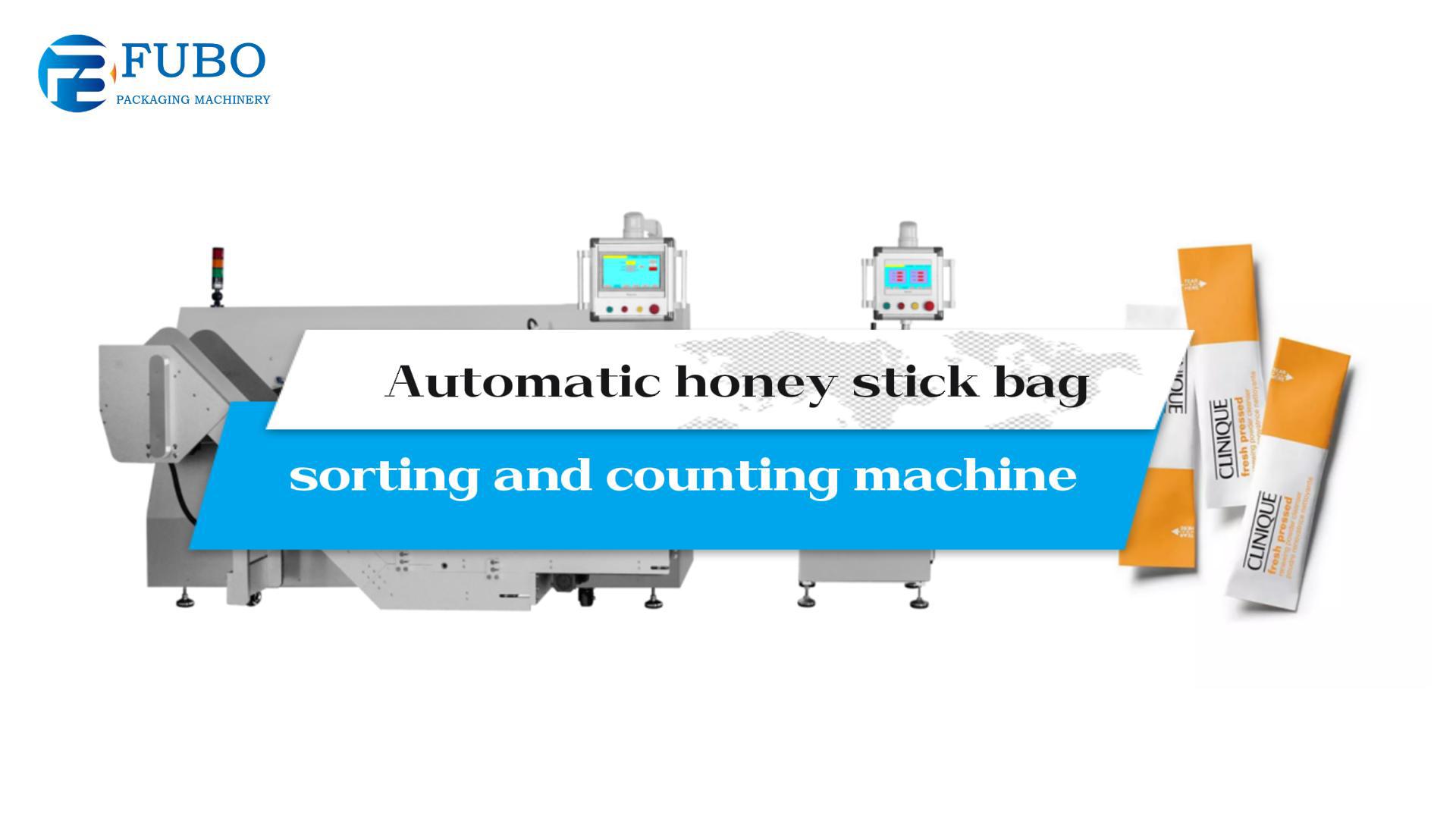 Automatic honey stick bag sorting and counting machine Company - FUBO ...