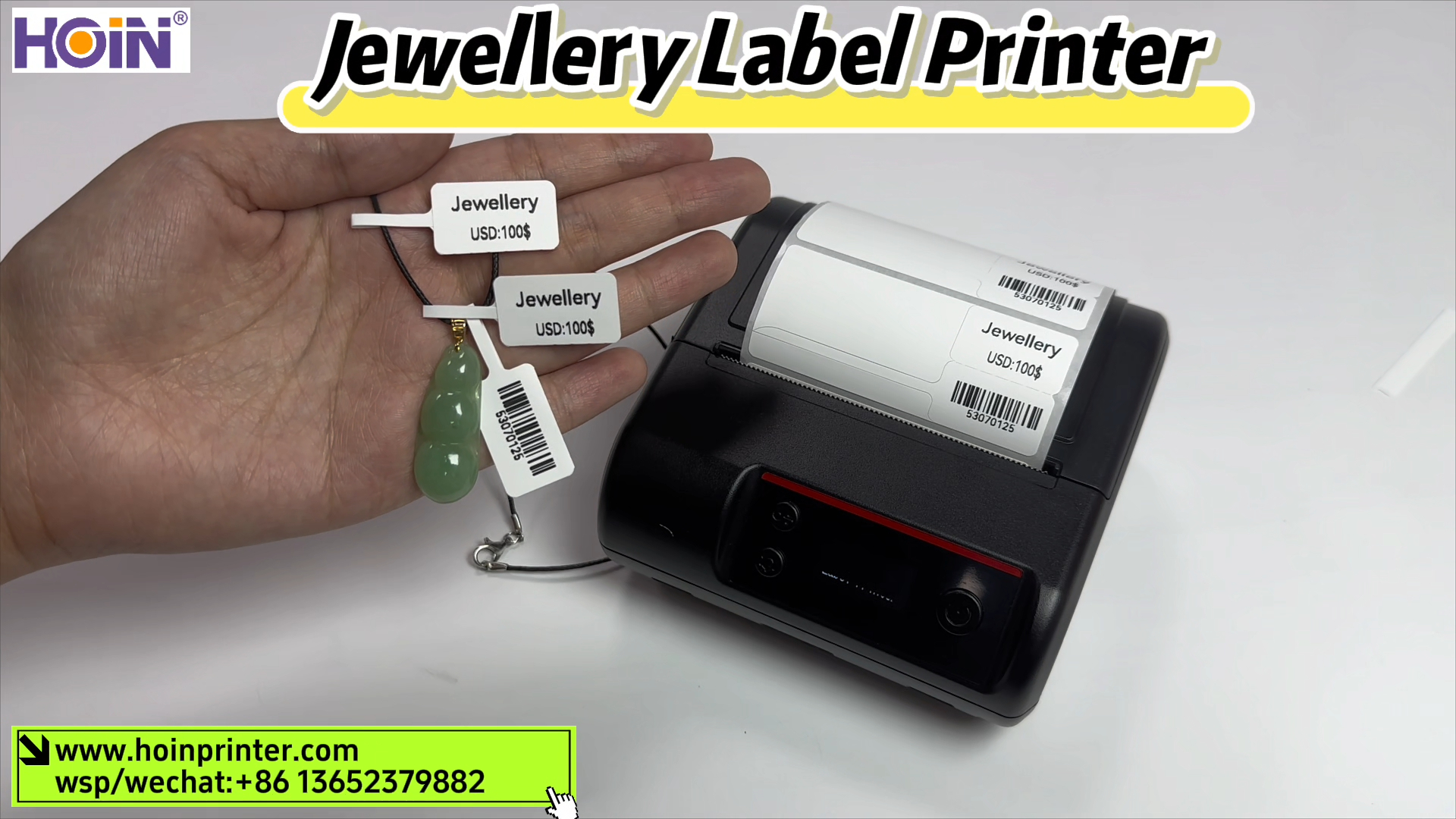 3 inch thermal label printer support jewellery label paper for ...