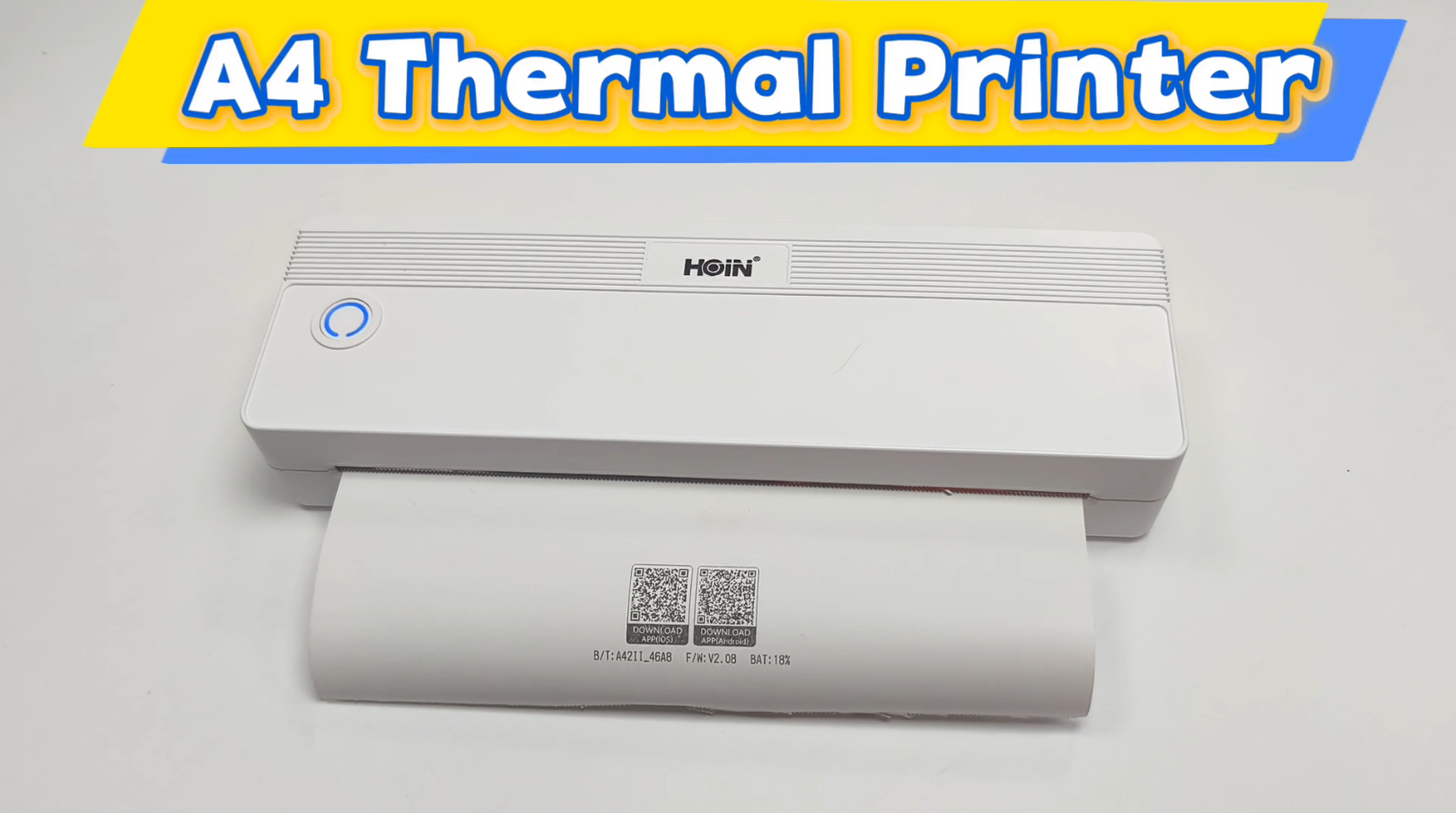 Hochwertiger A42 von Hoin – Neue und angesagte Thermo-A4-Drucker mit kostenloser Anwendung zum ...