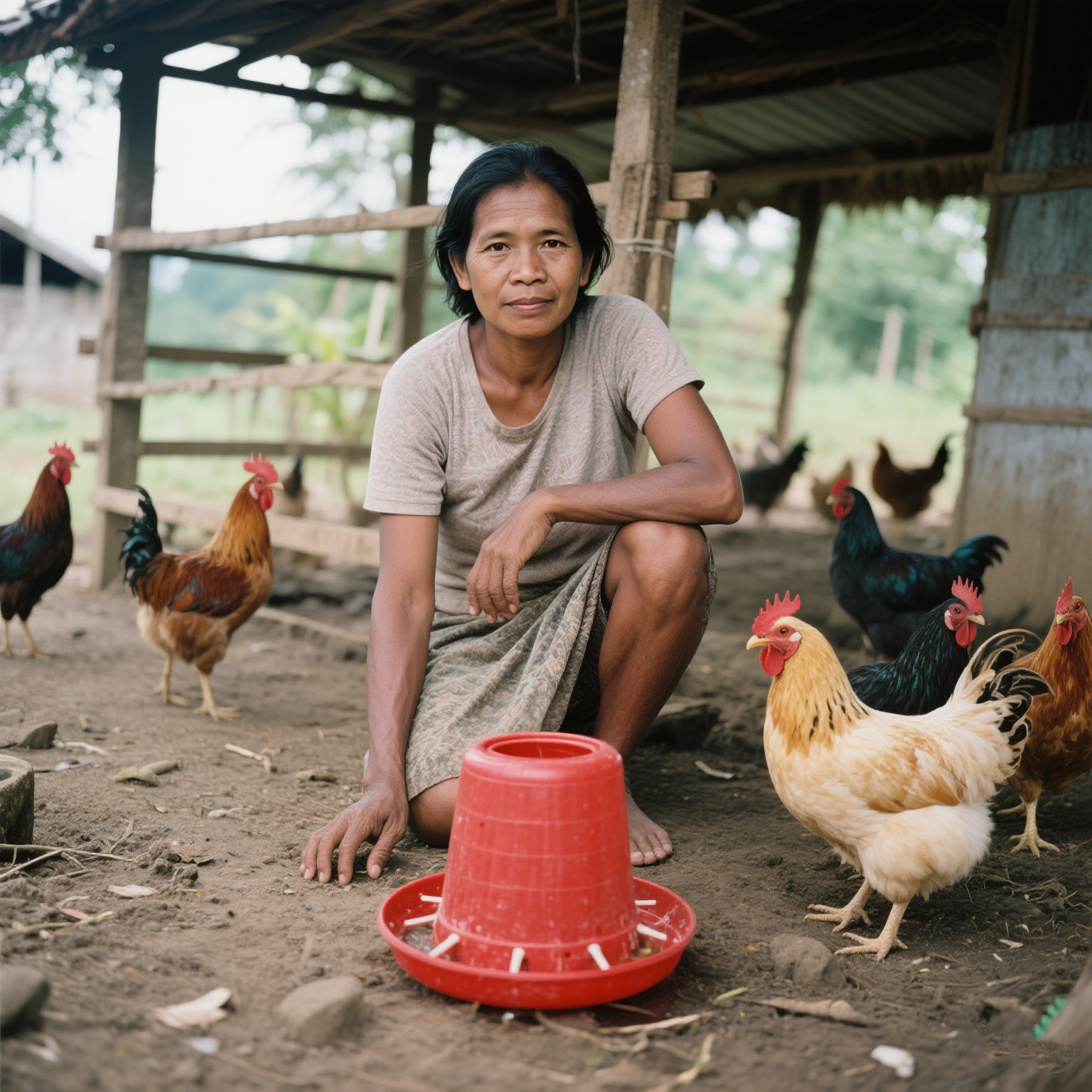 How to build a small free range broiler chicken coop in the Philippines ...