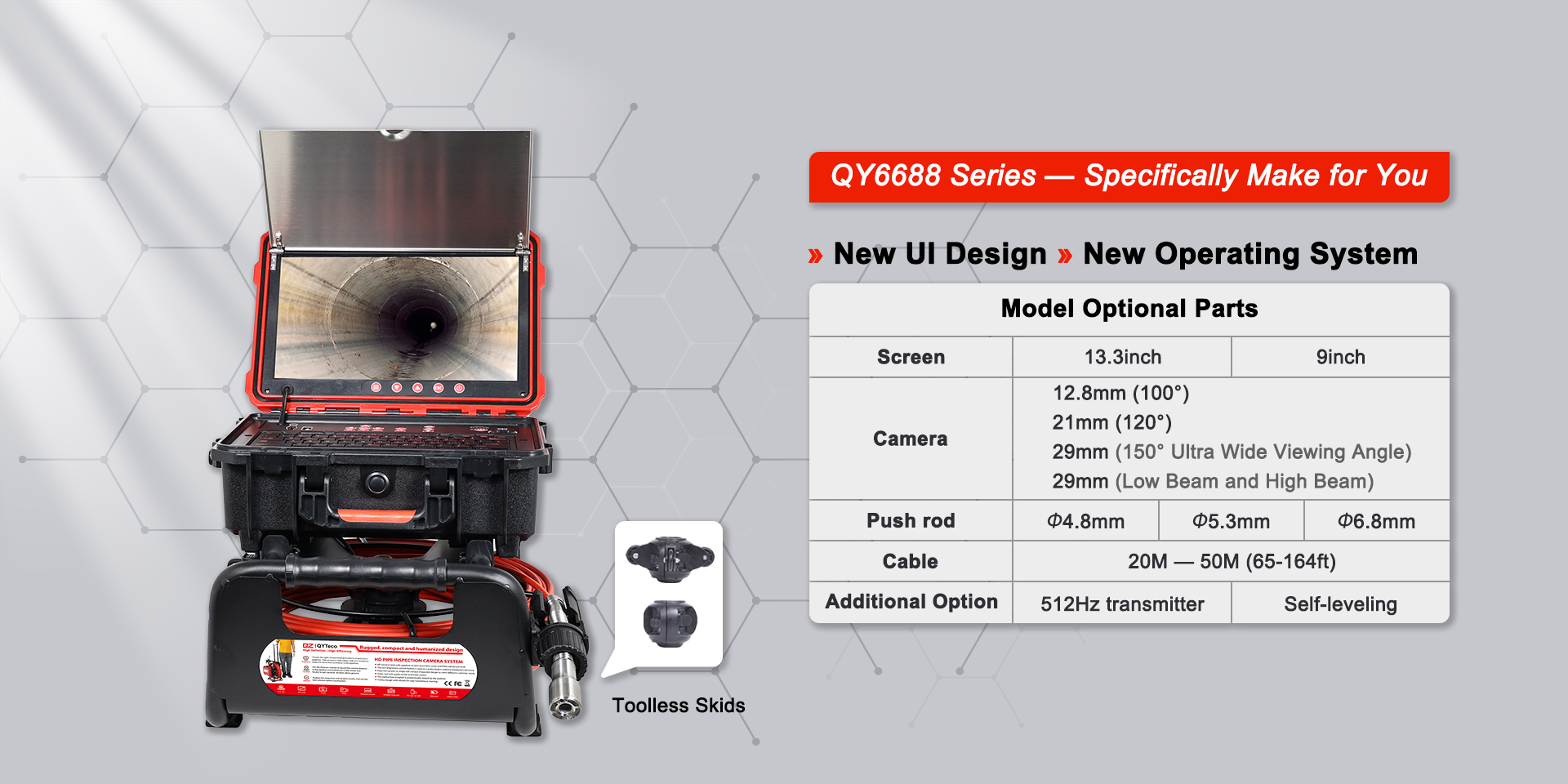 Inspection Cameras, Sewer Drain Cameras Manufacturer & Supplier | QYTeco
