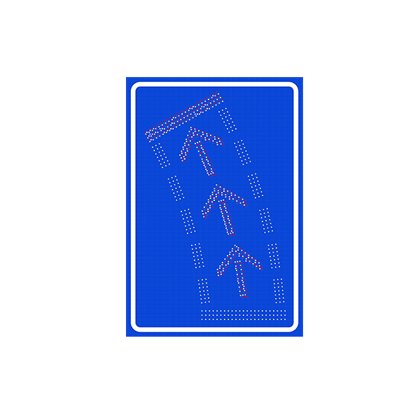 Turn Left Road Sign or Proceed Straight Sign | FAMA TRAFFIC